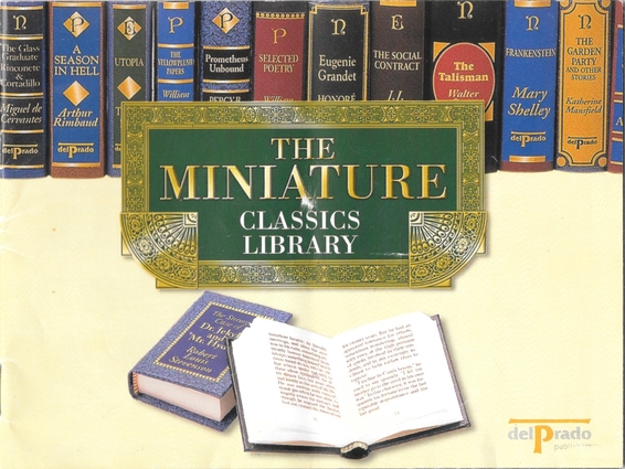 Del Prado Miniature Classics Library | Small or Miniature Books ...